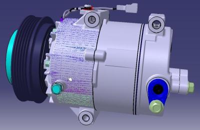 China Automotive HB17G Electric Denso Ac Compressor for sale