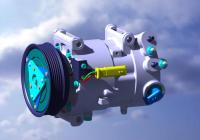 China SANDEN Piston Air Conditioning Compressor 12v Ac Compressor Vehicle R134 for sale