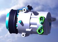 China 160cc 12v Electric Automotive Air Conditioning Compressor for sale