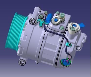 China Air Conditioning Denso Car Ac Compressor DC 12V Replacing Compressor In Car for sale