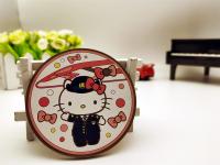 China Reusable PVC Key Holder , Custom Rubber Keychains Hello Kitty Themed for sale