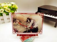 China Decorations Modern Acrylic Clock ODM Souvenir PMMA Material for sale
