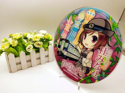 China Silk Screen Acrylic Figure Anime With Stainless Steel Stents ODM Available for sale