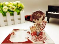 China OEM Anime Acrylic Stand Figure , 130mm Clear Plastic Display Stand for sale