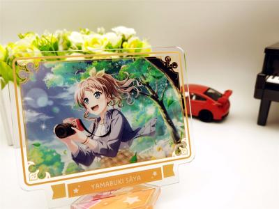 China Functionality Acrylic Photo Frame Easel Display Stand 18cm X 13cm Size for sale