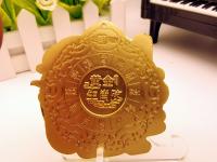 China 3D or 2D Goldplating Zinc Alloy 5k Personalised Running Medals for sale