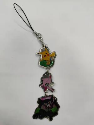 China ODM Stainless Iron Keyholder , Pokemon Figure Keychain Decorations for sale