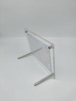 China Functionality Acrylic Photo Frame Easel Display Stand 18cm X 13cm Size for sale