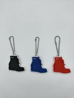 China Sorel Shoes Shape Rubber Pvc Keychain 2D Design Decorative Doublesided for sale