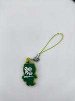 China Small Cute PVC Key Holder , 3D Stereo Lobster Claw Clasp Keychain for sale