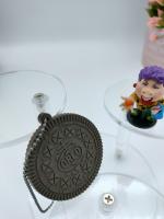 China Soft Custom Pvc Keychain Keyrings Innovative Reusable OREO Design for sale