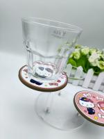 China Heatproof Soft PVC Coaster No Spill Thermal Insulation Small Cute for sale