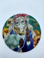 China Fashion Custom Shaped Rubber Keychains PVC Material Anime Themed for sale