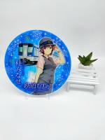 China Engraving Acrylic Stand Figures , 200mm acrylic circular display stands for sale