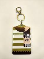 China ODM Acrylic Sheet Keychain , Offsetprinted Key Card Holder Keychain for sale