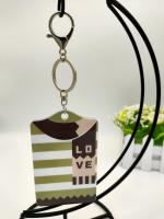 China ODM Acrylic Sheet Keychain , Offsetprinted Key Card Holder Keychain for sale