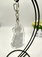 China Offset Printed Acrylic Sheet Keychain Keyring Innovative Fashion Design for sale