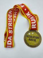 China Souvenirs Zinc Alloy Medal , Soft Enamel Medals 2.5mm Thick Ness for sale