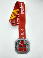 China Ironman Triathlon Custom Die Cast Medals 2d Design Laser Engraving for sale