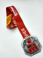 China Ironman Triathlon Custom Die Cast Medals 2d Design Laser Engraving for sale