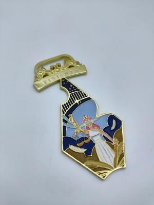 China Electroplating Zinc Alloy Medal Statue Of Liberty Printed For Sporting Events for sale