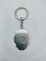 China Laser Engraving  Zinc Alloy Keychain , Shiromaru Hard Enamel Keyrings for sale