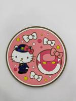 China Heatproof Soft PVC Coaster No Spill Thermal Insulation Small Cute for sale