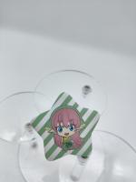 China Star Cute Girl Metal Pin Badges Pentagram Shape Stainless Iron Material for sale