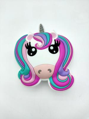China ODM Zipper Soft Silicone Toys , Silicone Coin Pouch Circular Unicorn Shape for sale