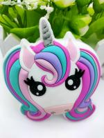 China Soft  Mini Silicone Coin Purse Pretty Pegasus Themed Molding Process for sale