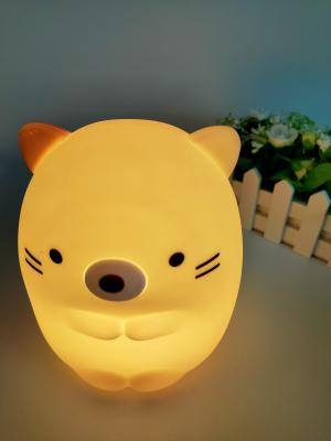 China Decoration Soft Silicone Toys Color Changing Night Light ODM for sale