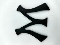China Inkjetprinting Custom Logo Label Stickers PVC Material Viscose  Shape for sale