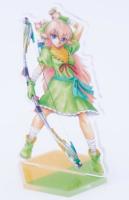 China Offset Printing Acrylic Stand Figures Pedestal Display Stands 11cm X 6.5cm for sale