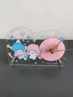 China Decorations Modern Acrylic Clock ODM Souvenir PMMA Material for sale