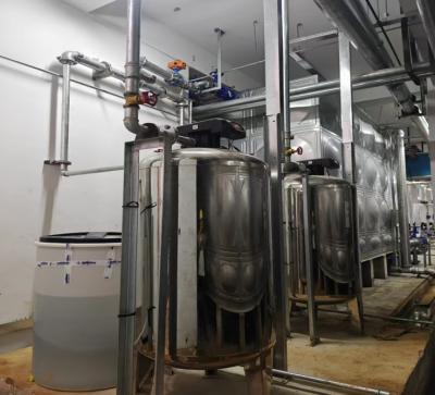 China Food Grade 304 Stainless Steel Reverse Osmosis Water Treatment System 99% Desalination Rate for sale