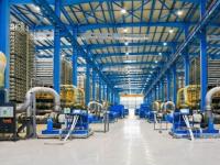 China Double Stage RO Water Desalination Equipment Ultra Low Salinity PLC Control Stainless Steel Construction for sale