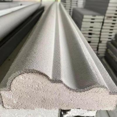 China Fireproof Eps Xps Foam Stucco Door Trim  Insulation Decor Form Pillars Exterior Trim Decorative Cornice Moulding for sale