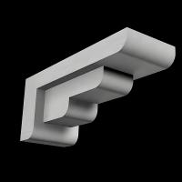 China EPS Foam Corbels Stucco Coating Decorative Mouldings For Exterior Wall for sale
