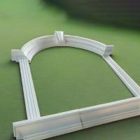 China Door Wall Exterior Window Stucco Trim White Flat Ornament Cornice Panel Polyurethane for sale