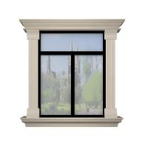 China Square Frame Outdoor Exterior Stucco Foam Window Trim Decorative Concrete Designs Customized for sale