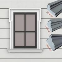 China Light Outdoor Stucco Foam Window Trim Installation Eps Mouldings Trim for sale