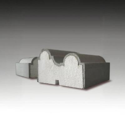 China Decorative Eps Foam Molding Trim Polystyrene Foam Stucco Garage Door Trim 18-22kg/M3 for sale