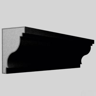 China OEM Or ODM Wall Decorative Exterior Cornice Profiles EPS Foam Molding  2.4meters for sale