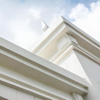 China Modern European Exterior Cornice Trim High Density Polystyrene Eps Architectural Mouldings for sale