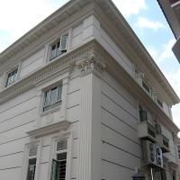 China Architectural EPS Foam Exterior Cornice Profiles Polystyrene Crown Mouldings High Strength for sale