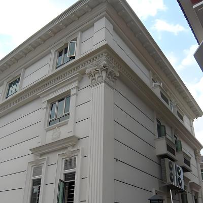 China Architectural EPS Foam Exterior Cornice Profiles Polystyrene Crown Mouldings High Strength for sale