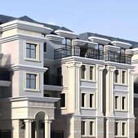 China Fireproof EPS Polystyrene Exterior Cornice Profiles For Villa Decorative EPS Cornice for sale