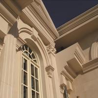 China Outdoor Decoration Lighting Exterior Cornice Profiles / Plaster Ceiling Cornice OEM ODM for sale