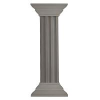 China Exterior Decorative Stucco Pillar Molds Plaster Roman Pillar Design for sale