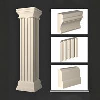 China Eps Polystyrene Concrete Molds Roman Pillars For Sale Decorative for sale